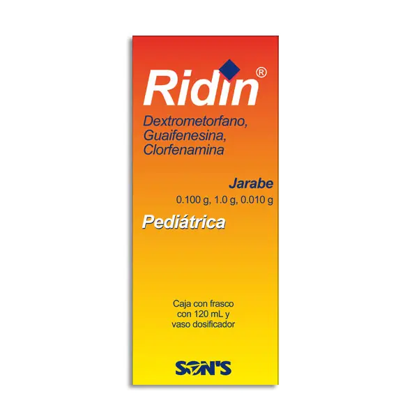 RIDIN PEDIATRICO Jarabe - 120 ml | Gremfar Company